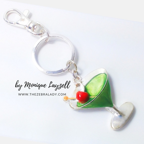 Accessories | Martini Keychain | Poshmark